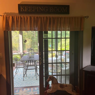 Custom Primitive Aged Farm Stand Menu Wood Sign With Rusty Chain Custom ...