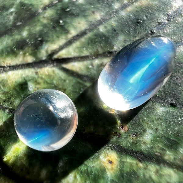 4 X 3.2mm Natural Moonstones, Fine Blue Sri Lanka (ceylon) Oval ...