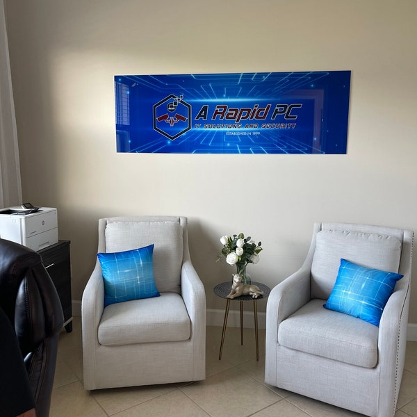 Yellow Squares Mirror Graphic Frameless Mirror Large Geometric Mirror ...