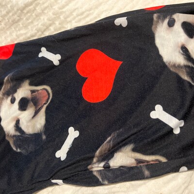 Custom Dog Photo & Name Pajama Pants, Dog Face Pajama Pants, Kids Pj ...