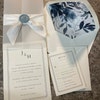 Formal Wedding Menu Cards, Elegant Dinner Menus Printed on Deckled ...