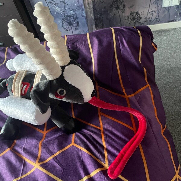 Zombie Goatz Plush From Goat Simulator, Custom Plush Glow in the Dark ...