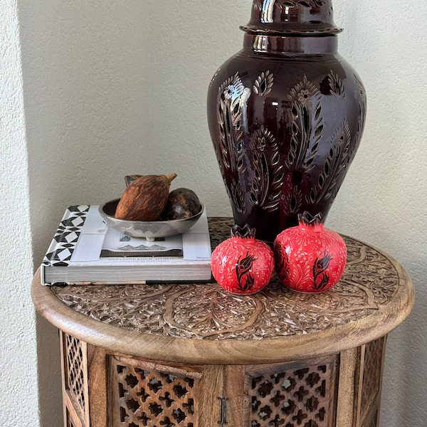 Antique Copper Art Deco Hand Mirror & Brush Set - 1920s Vintage Vanity ...
