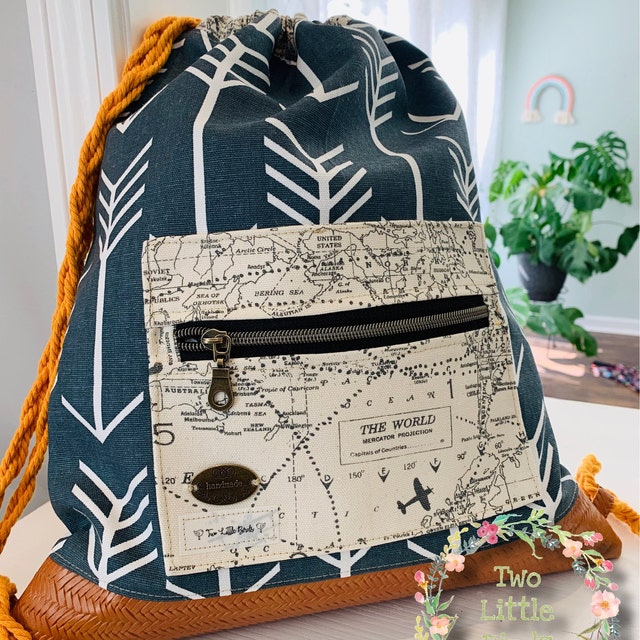 iThinksew - Patterns and More - Merida Drawstring Backpack PDF Pattern