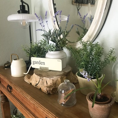 GARDEN Flash Cards LARGE Vintage Inspired Word Flashcard SET of 8 ...