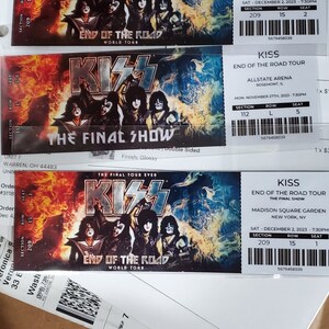 Physical HAMILTON OOPSIES Ticket HAMILTON Musical Keepsake - Etsy