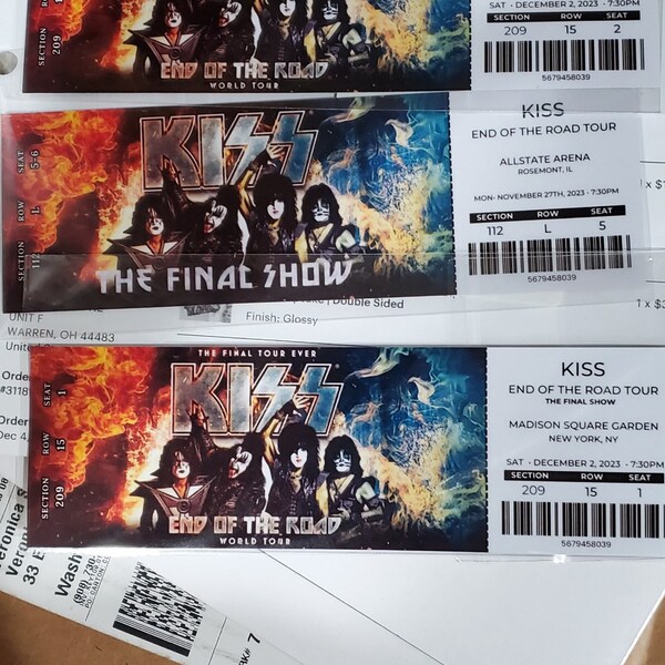 Hamilton Souvenir Ticket| Musical Play Keepsake | Double Sided - Etsy