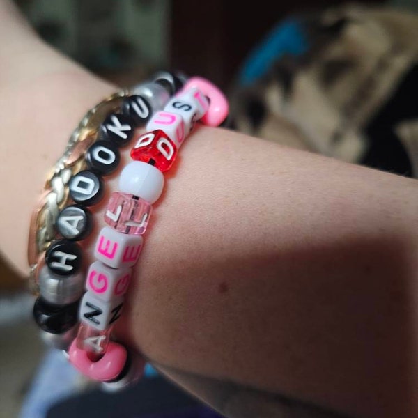 Hazbin Hotel Fanmade Bracelet Kandi - Etsy