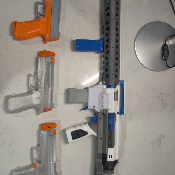 PCAR NERF Blaster Attachment: Zero Hardware 3D Print STL Files - Etsy