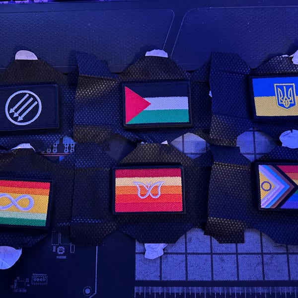 DID/OSDD Pride Flag Embroidered Patch | System Dissociative Identity ...