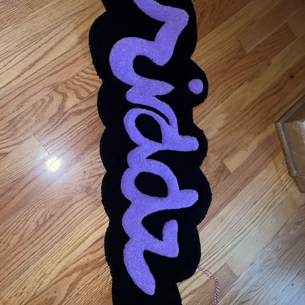 Custom Name Handmade Tufted Rug, Personalized Unique Gift for Best ...