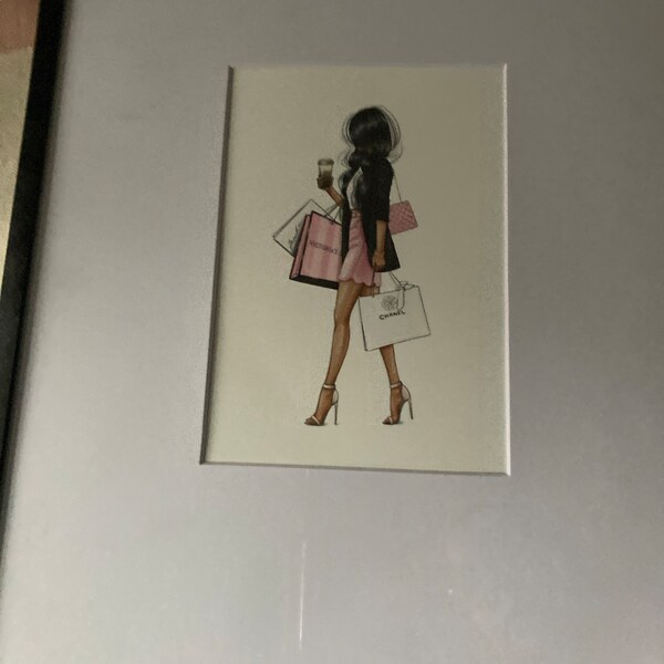 Brown Hair Girl Laminated Stickers for Tumblers, Laptop, Phone Cases ...