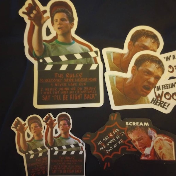 SCREAM'96 Stu Sticker!-feelin' Woozy-horror Franchise Inspired - Etsy