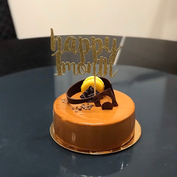 1 Month Birthday Cake Topper, Happy 1 Month Cake Topper, 1 Month Cake ...