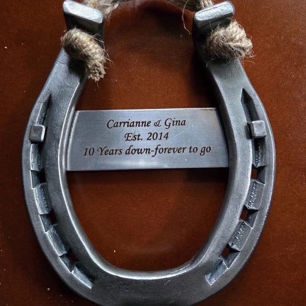 Iron Sharpens Iron - Blacksmith Made - 6th Wedding Anniversary - Iron ...