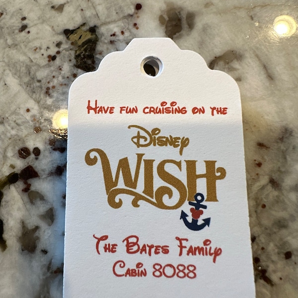 Fish Extender Tags, Disney Cruise, FE Tag, Fish Exchange Gift Tag ...
