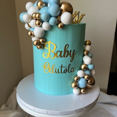 Cake Charm Personalized Name Cake Decoration Custom Name - Etsy