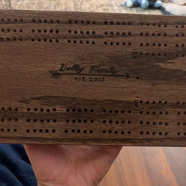 Basic Cribbage Board - Etsy