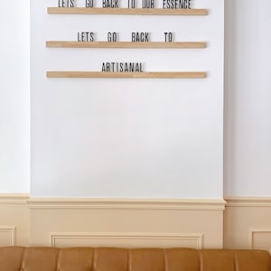 Statement Shelves, Letter Ledges, Set of 3 Letter Boards, Marquee Board ...