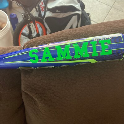 Custom Baseball Bat Decal Name Decal Baseball Decal - Etsy
