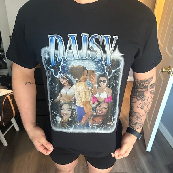 Custom Bootleg Rap Tee, Shirt With Face Photo, Bachelor Party Tshirt ...