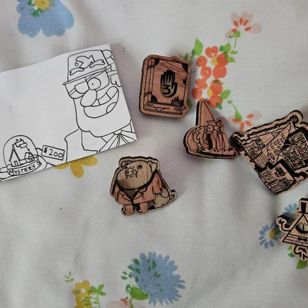 Gravity Falls Pins - Etsy