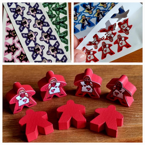 ROOT Underworld Meeple Stickers Upgrade Pack Decals Kit for ROOT ...