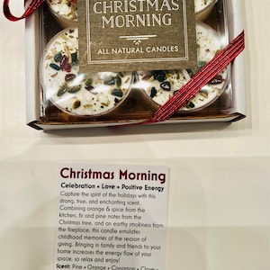 Christmas Morning Candles Holiday Crystal Candle Christmas Candle Soy ...