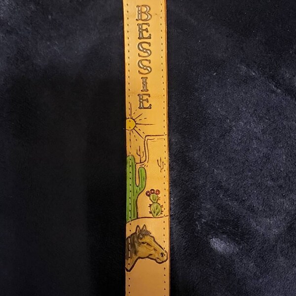 Sunflower Patch Hat, Tooled Leather Hat, Beanie With Pom, Tooled Leather Sunflower, Western Hat ...