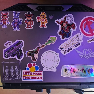 Wallace Wells Premium Sticker Scott Pilgrim Pixel Art Sticker - Etsy