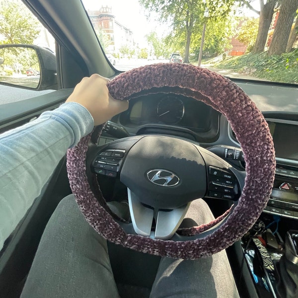Sparkling Velvet Steering Wheel Cover, Car Accessories, Cute Wheel ...