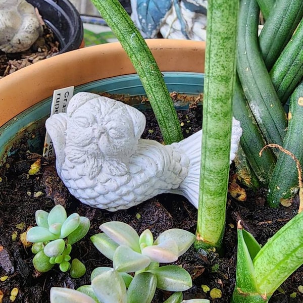 NEW! Mini Merpug Mermaid Dogfish Sculpture PAIR / Pug Lover Gift - Etsy