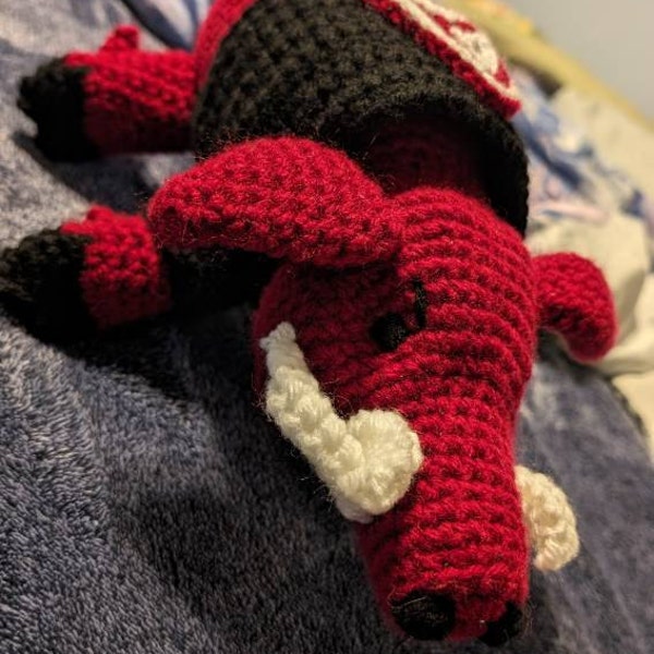 Arkansas Razorbacks Wild Boar Crochet Pattern - Etsy
