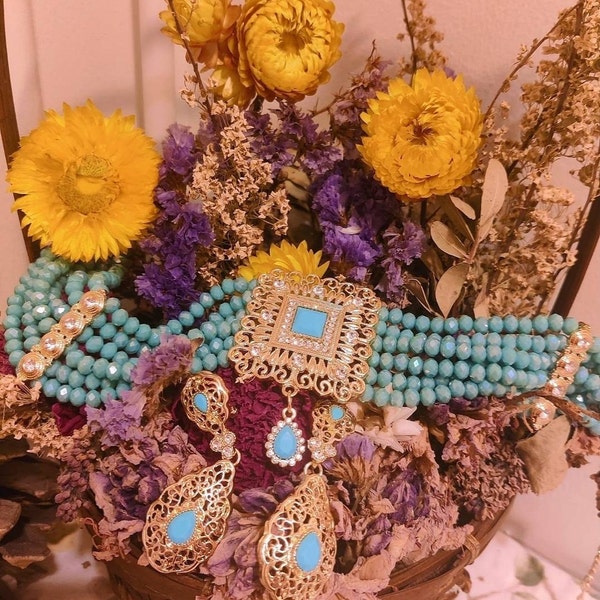 Saudi Arabia 24K Gold Plated Flag Necklace Khaleeji Arab Emirati ...