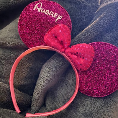 Personalized Mickey or Minnie Ears, Custom Mickey Ears, Personalized ...