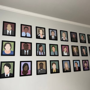 The Office Tv Show Characters Poster the Office Gifts | Etsy