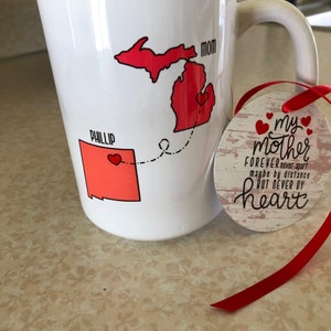 Long Distance Mug Friend Moving States Mug for Friend Long | Etsy
