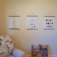 ASL, American Sign Language, 3 Piece Wall Art, Alphabet Poster ...