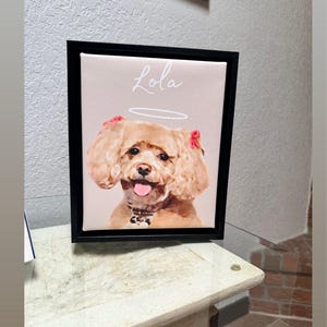 Custom Pet Portraits Using Pet Photo Personalized Digital Dog Portraits ...
