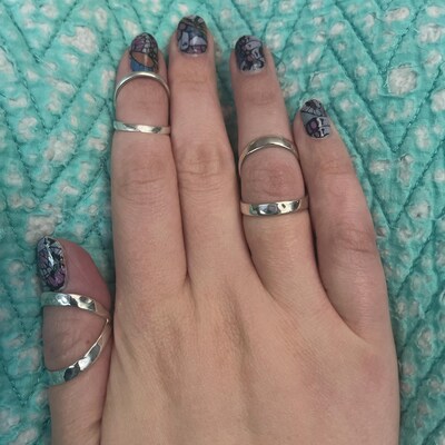 14K Gold Wide Toe Ring Real 14 Karat Yellow Gold Wide Toe Ring 14K Gold ...