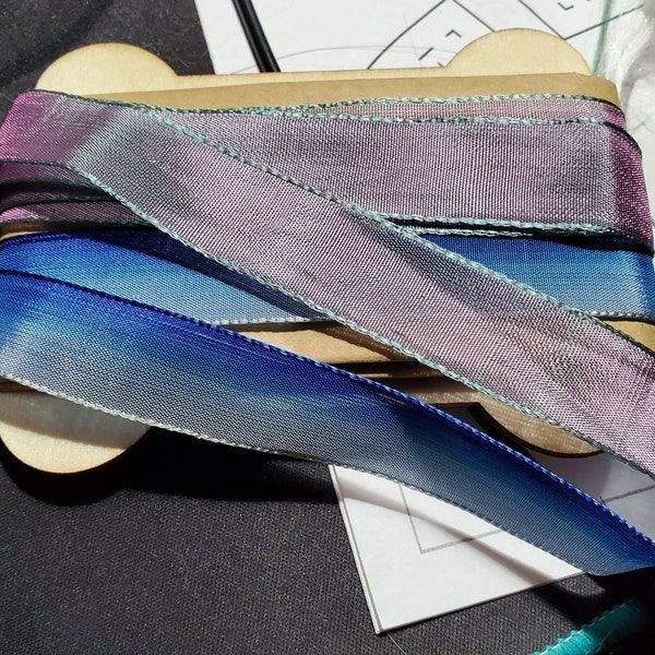 Vintage French Flower Garland Trim Rococo Ribbon Rosette Trim Ombre ...