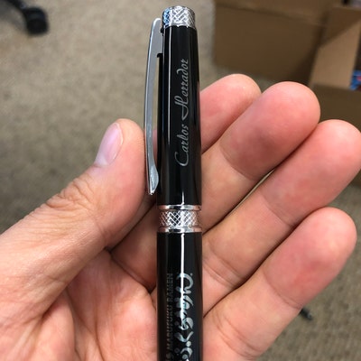 10 Personalized Metal Birthday Pens. Birthday Party Favor Pen - Etsy