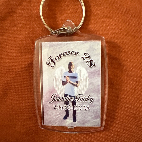 In Loving Memory of Rest in Peace 2 Inch Photo Keychains Picture Key ...