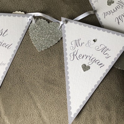 Nikkah Mubarak Bunting Banner Personalised Handmade Nikah - Etsy UK