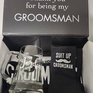 Best Man Gift Boxes / Groomsmen Gift Box / Groomsmen Proposal Gift ...