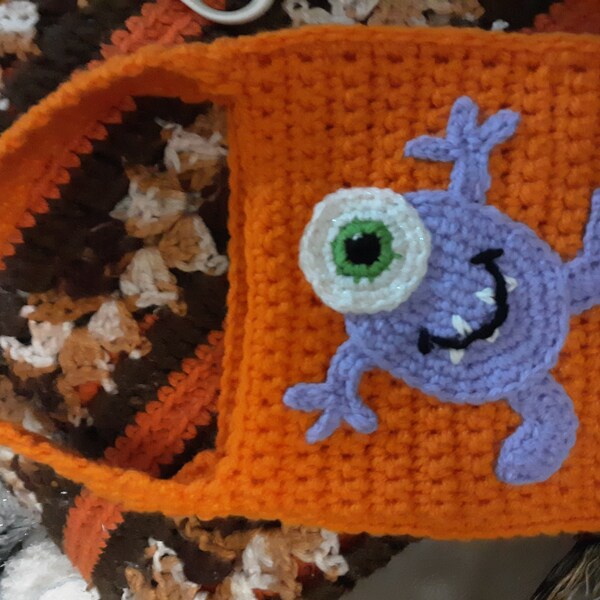 PATTERN Monster Applique Crochet Pattern PDF Instant Download Halloween ...