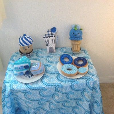 Large Angel Fish Plush Crochet Toy Amigurumi Blue and Gray - Etsy