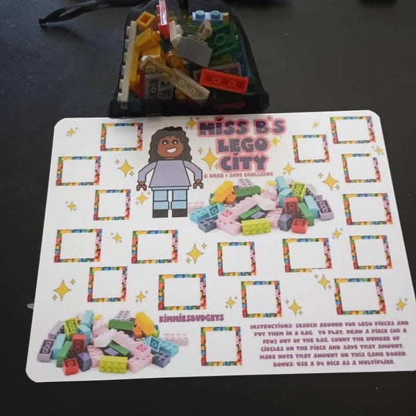 Savings Challenge | Domino Draw | Free Mini Domino Set Included ...