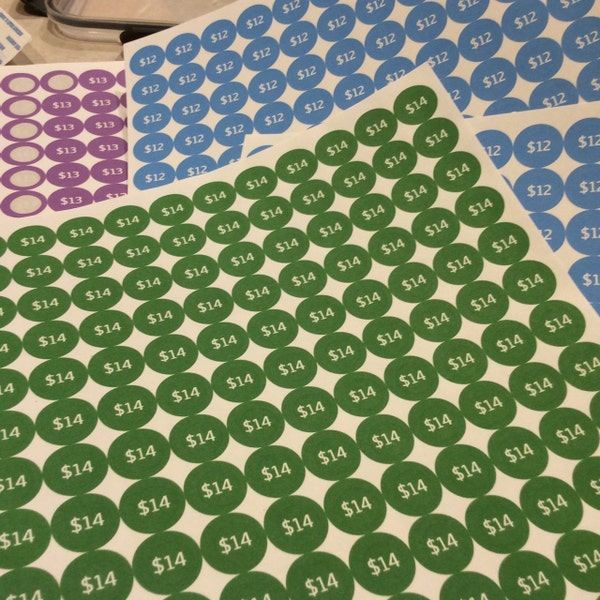 Price Stickers, Product Pricing Labels for Vendor Events and Parties - Etsy