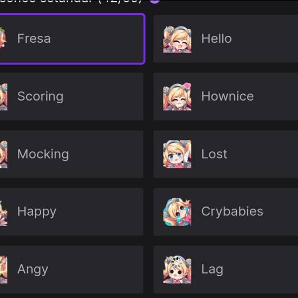 10 Ashe Emotes From Overwatch | Twitch Emotes | Discord Emotes | Kick ...